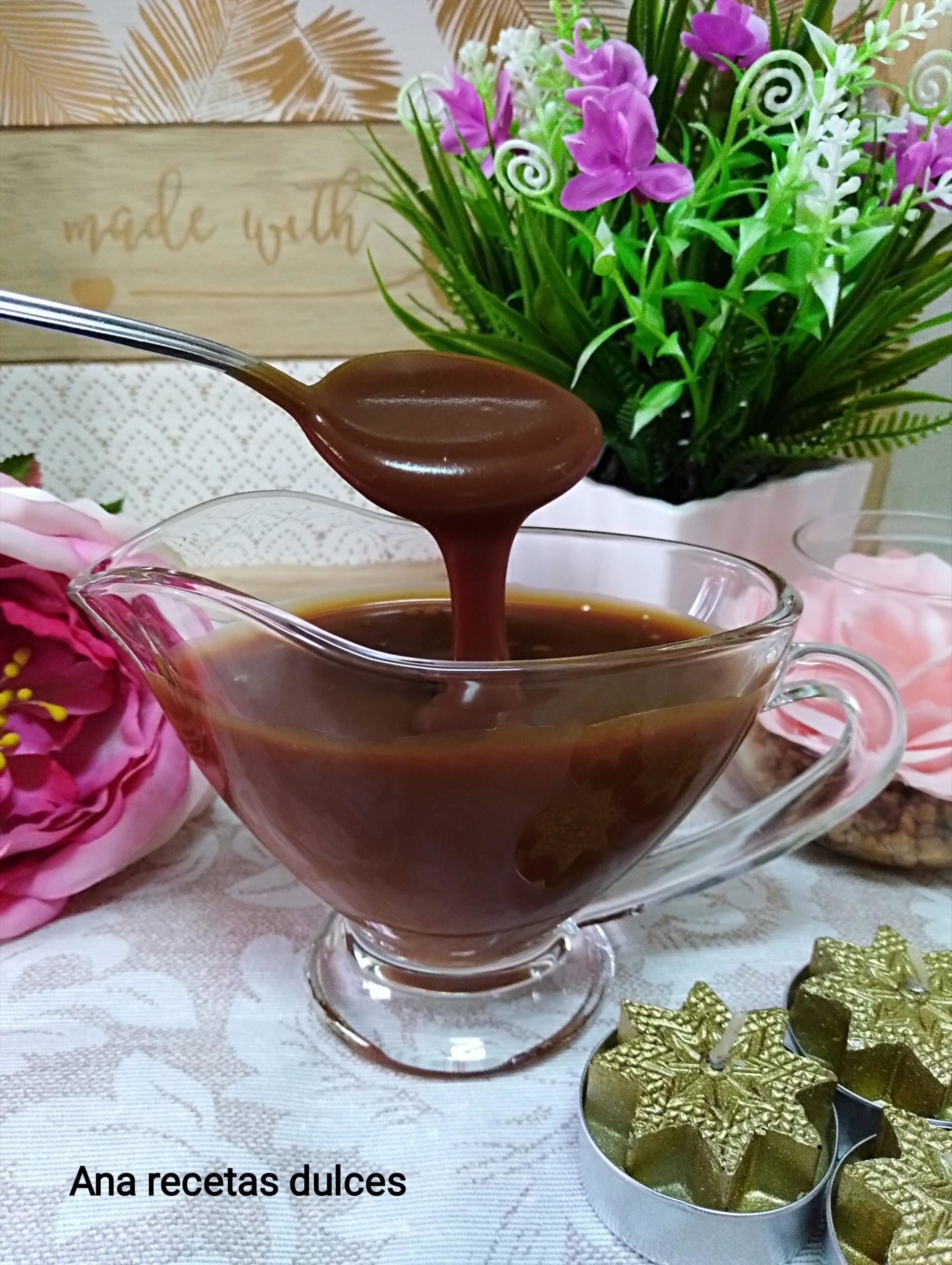 Salsa de caramelo o salsa de toffee - Ana Recetas Dulces
