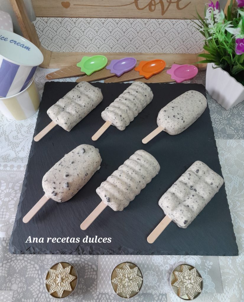 Helado tipo magnum de oreo (sin heladera) - Ana Recetas Dulces