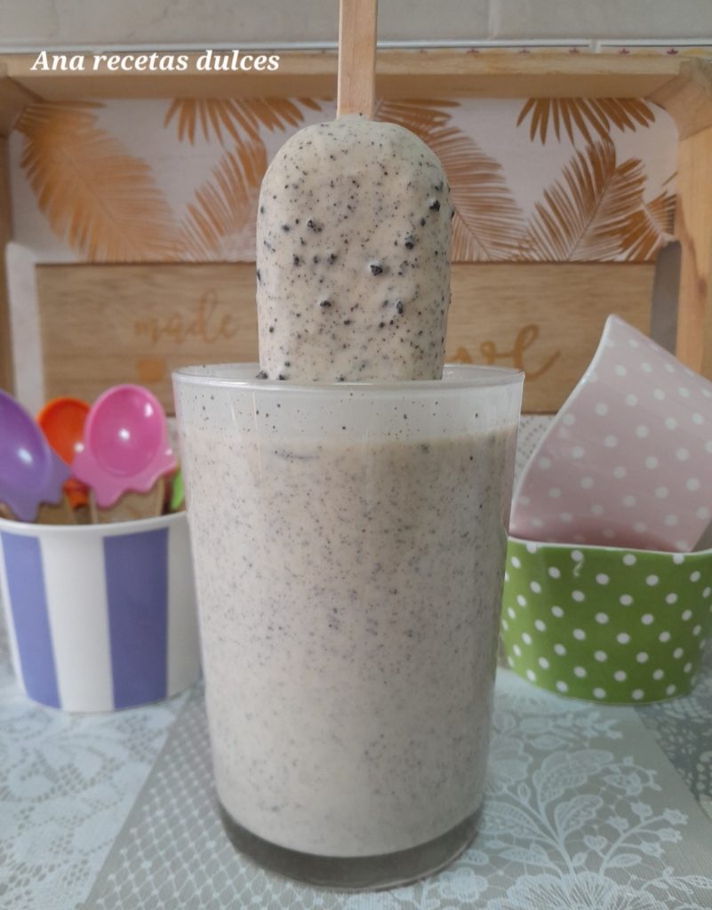 Helado tipo magnum de oreo (sin heladera) - Ana Recetas Dulces