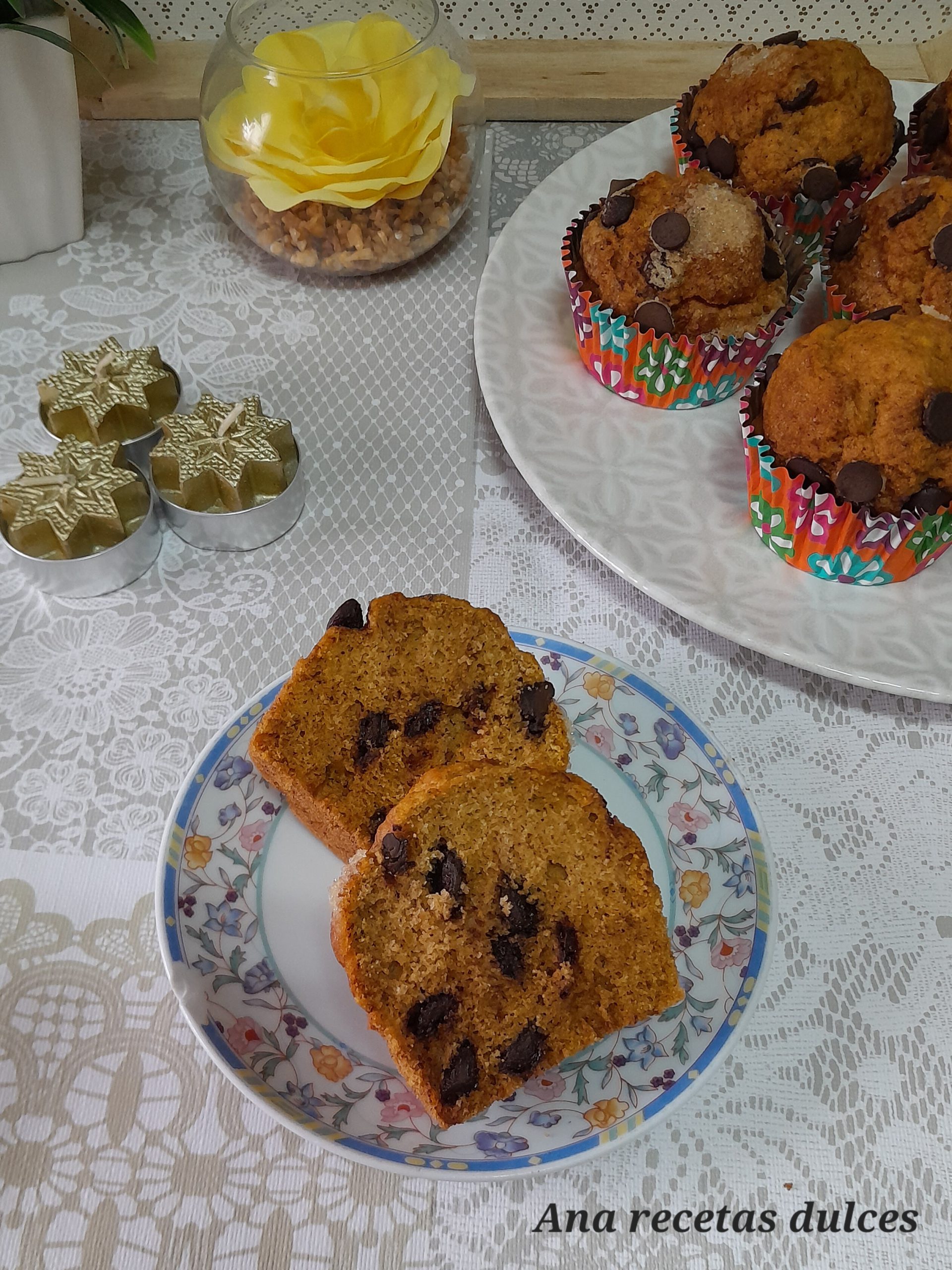 Magdalenas de boniato (muy fáciles de hacer) - Ana Recetas Dulces