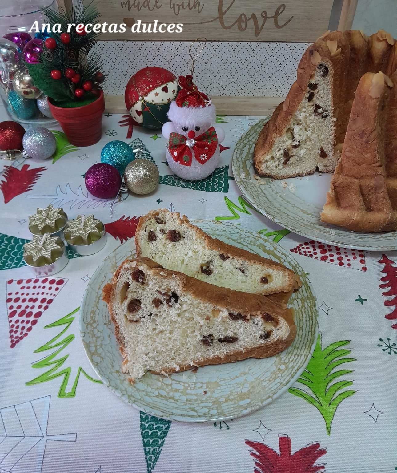 Pan dulce de Navidad (kugelhopf) - Ana Recetas Dulces