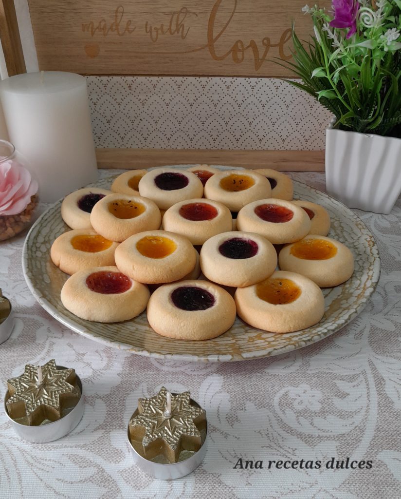 Galletas de mantequilla con mermelada (muy fáciles de hacer) - Ana ...