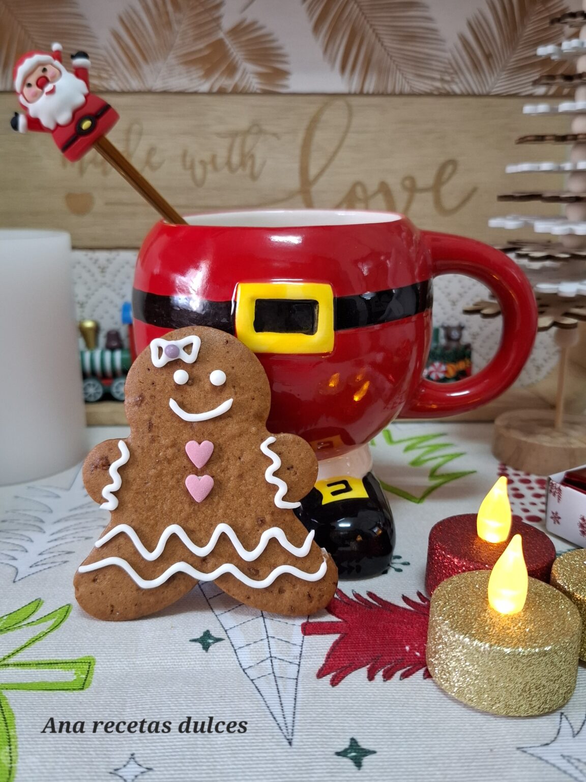 Galletas de jengibre o gingerbread - Ana Recetas Dulces